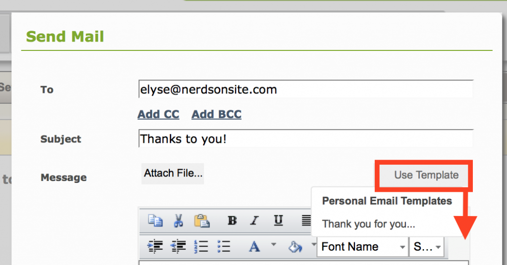 Email Templates | MYbusinessOS Support