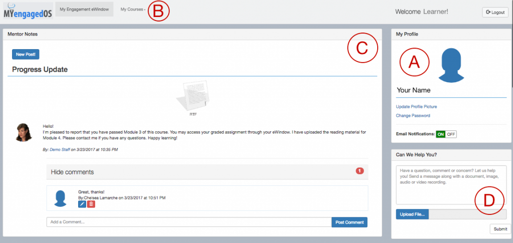 Navigating your eWindow: Overview | MYbusinessOS Support